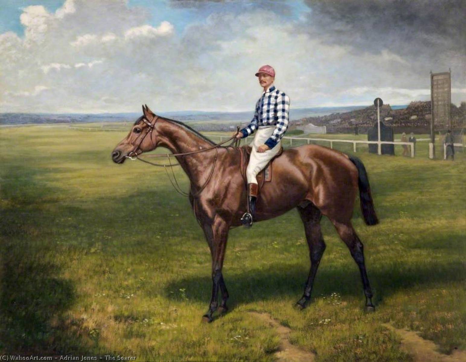 Artwork Replica The Soarer, 1896 by Adrian Jones (1845-1938) | WahooArt.com