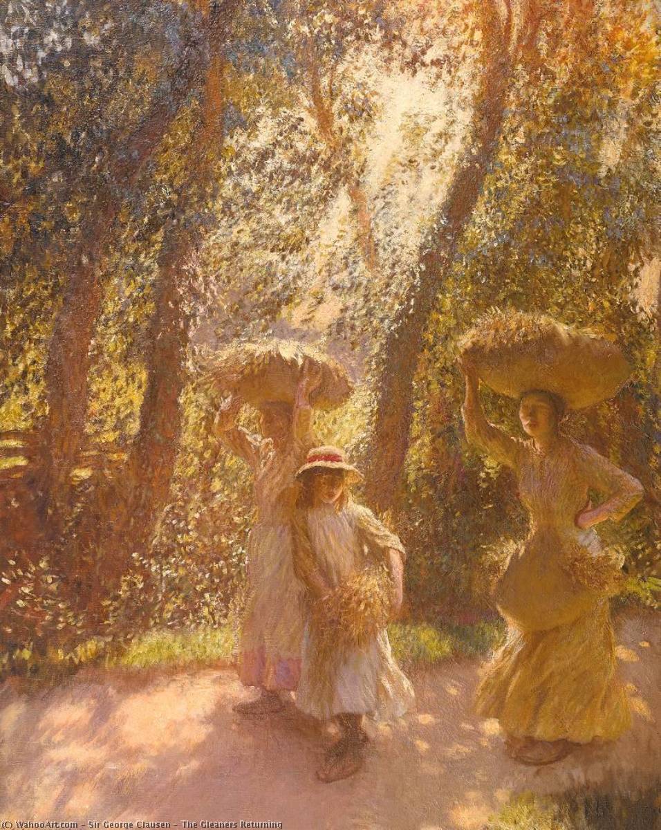 Reproduções De Arte The Gleaners Returning, 1908 por George Clausen ...