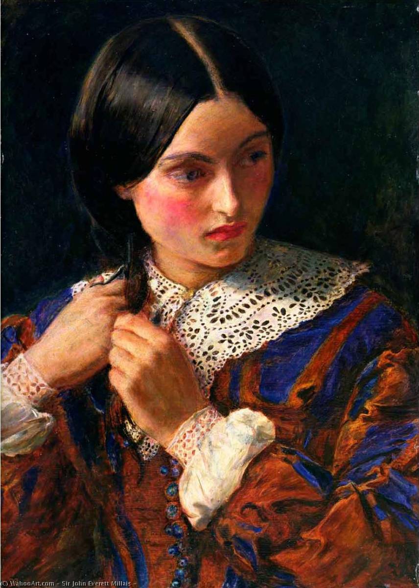 Reproduções De Arte , 1858 por Sir John Everett Millais (1829-1896 ...