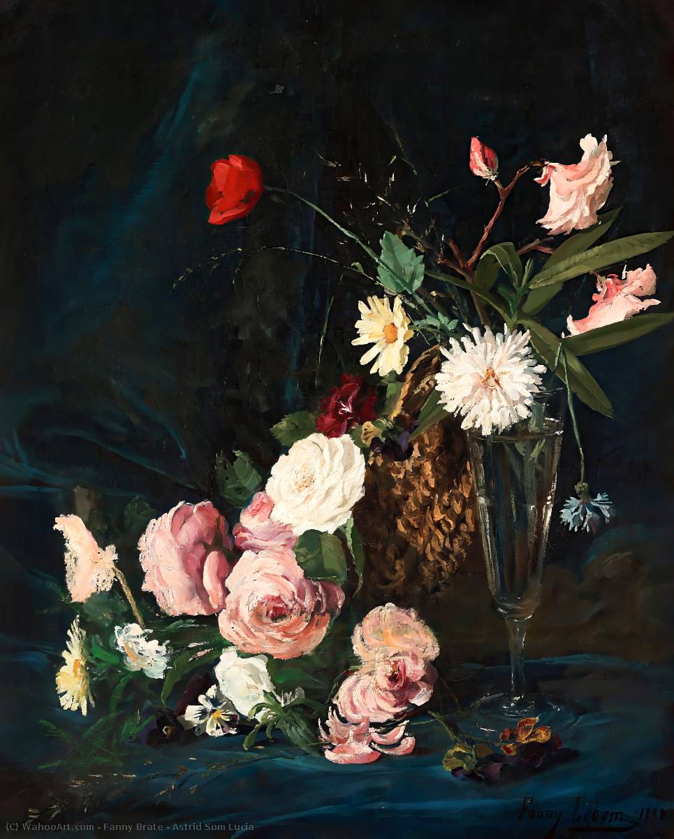 Get Paintings Reproductions Astrid Som Lucia, 1882 by Fanny Brate (1861 ...