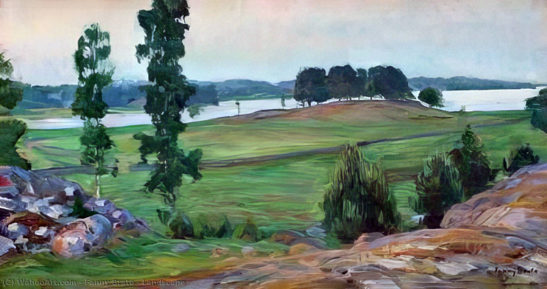 Get Paintings Reproductions Landscape by Fanny Brate (1861-1940, Sweden ...