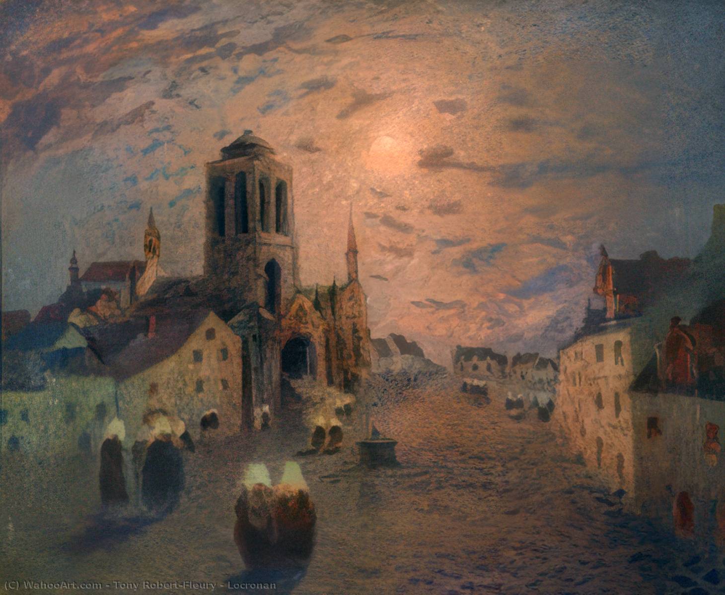 Kunstreproduktionen Loronen von Tony Robert-Fleury (1837-1911 ...