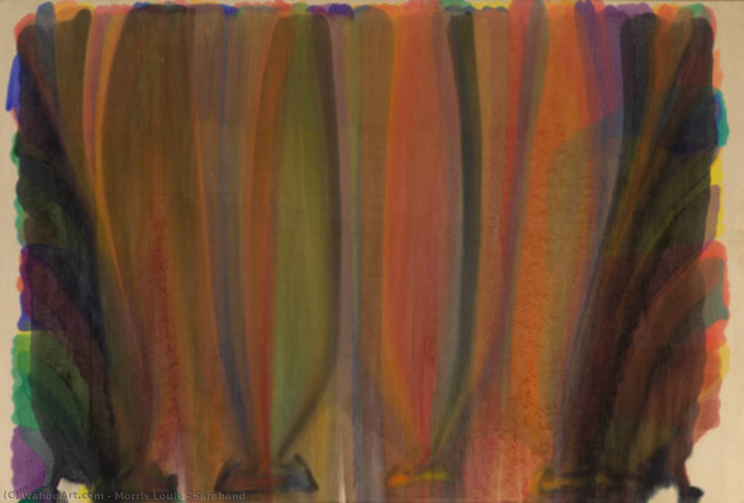 Reproducciones De Arte Saraband, 1959 de Morris Louis (Inspirado por ...