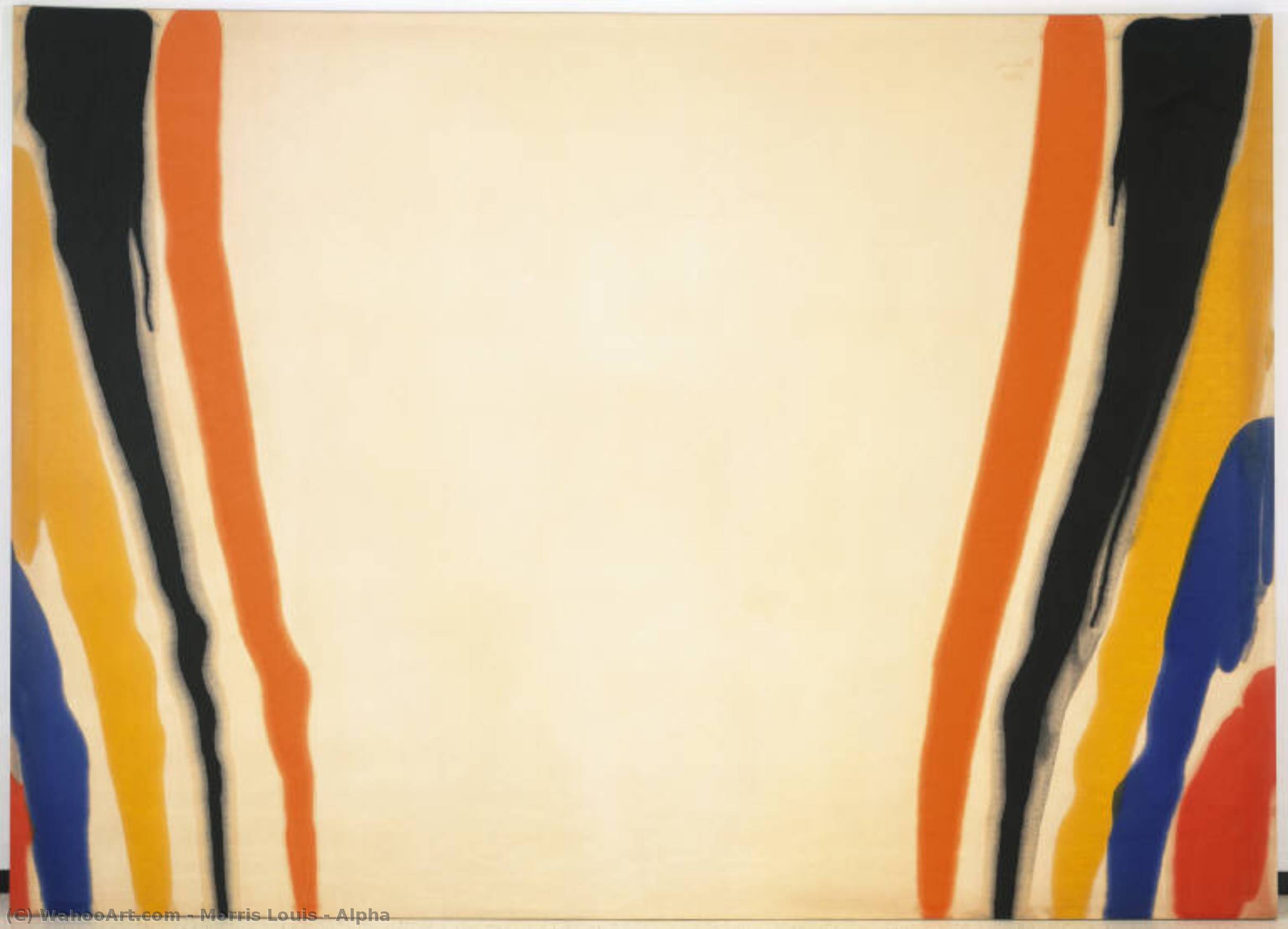 Purchase Oil Painting Replica Alpha, 1960 by Morris Louis (Inspired By ...
