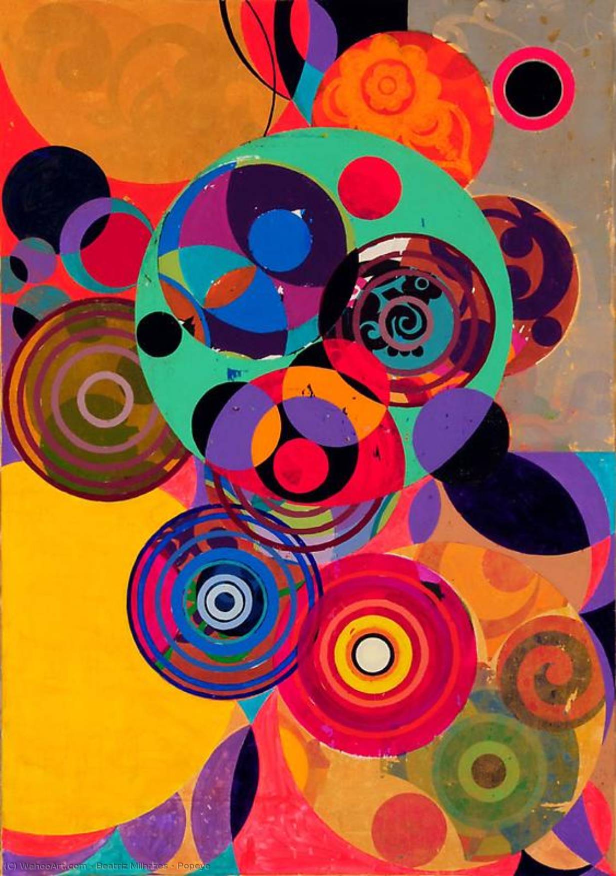 Popeye, 2008 de Beatriz Milhazes Beatriz Milhazes | WahooArt.com