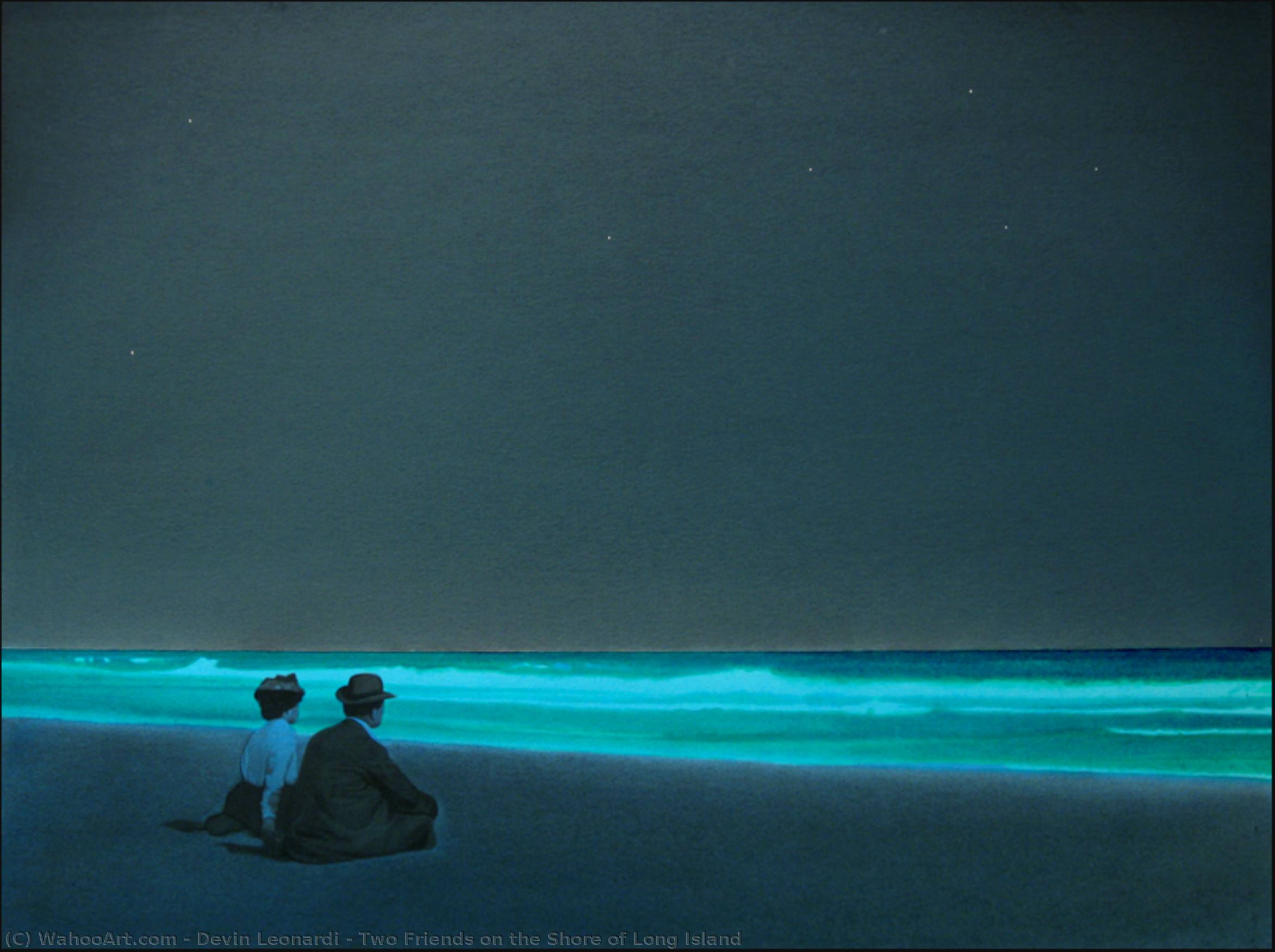 Dos amigos en el Shore de Long Island de Devin Leonardi (1981-2014 ...