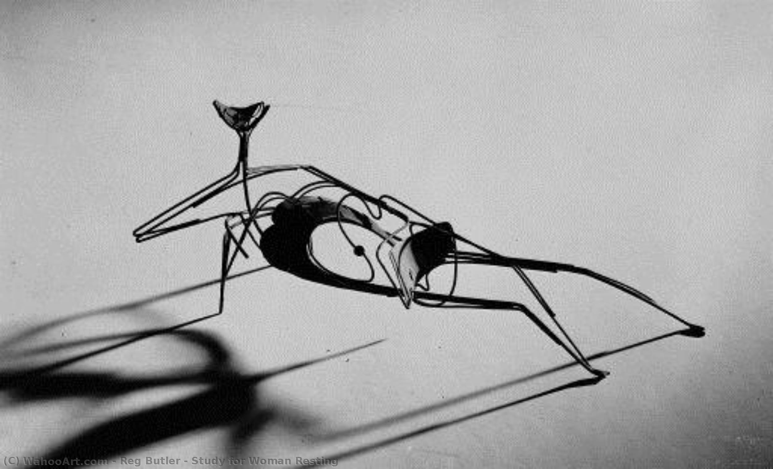 Estudo para Descanso de Mulher, 1950 por Reg Butler Reg Butler ...