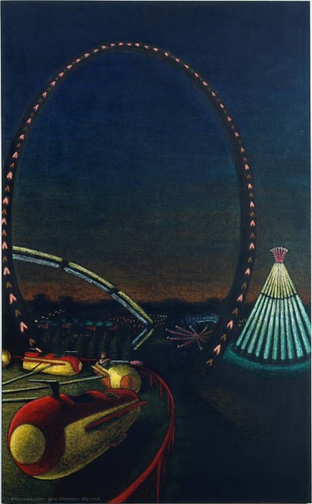Gran Oval, 1985 de Jane Dickson Jane Dickson | WahooArt.com