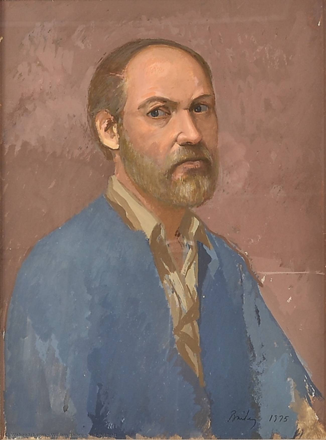Self-Portrait, 1975 de William Bailey (1930-2020, United States ...