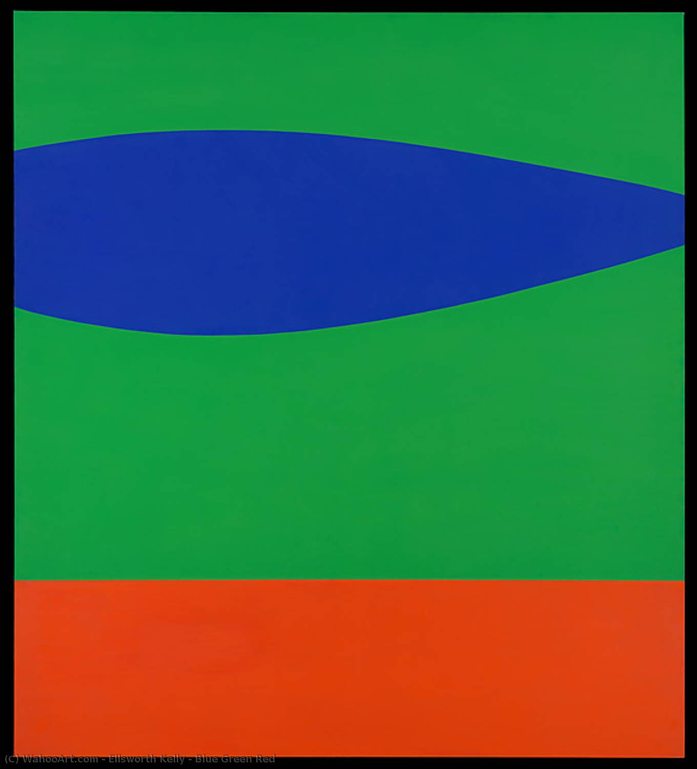 Blue Green Red, 1963 by Ellsworth Kelly (1923-2015, United States ...