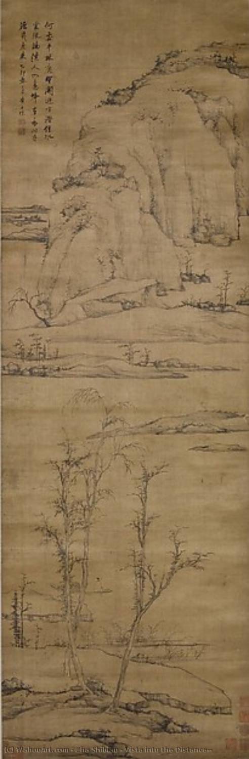 Pedir Reproducciones De Arte Vista a la distancia, 1675 de Zha Shibiao ...