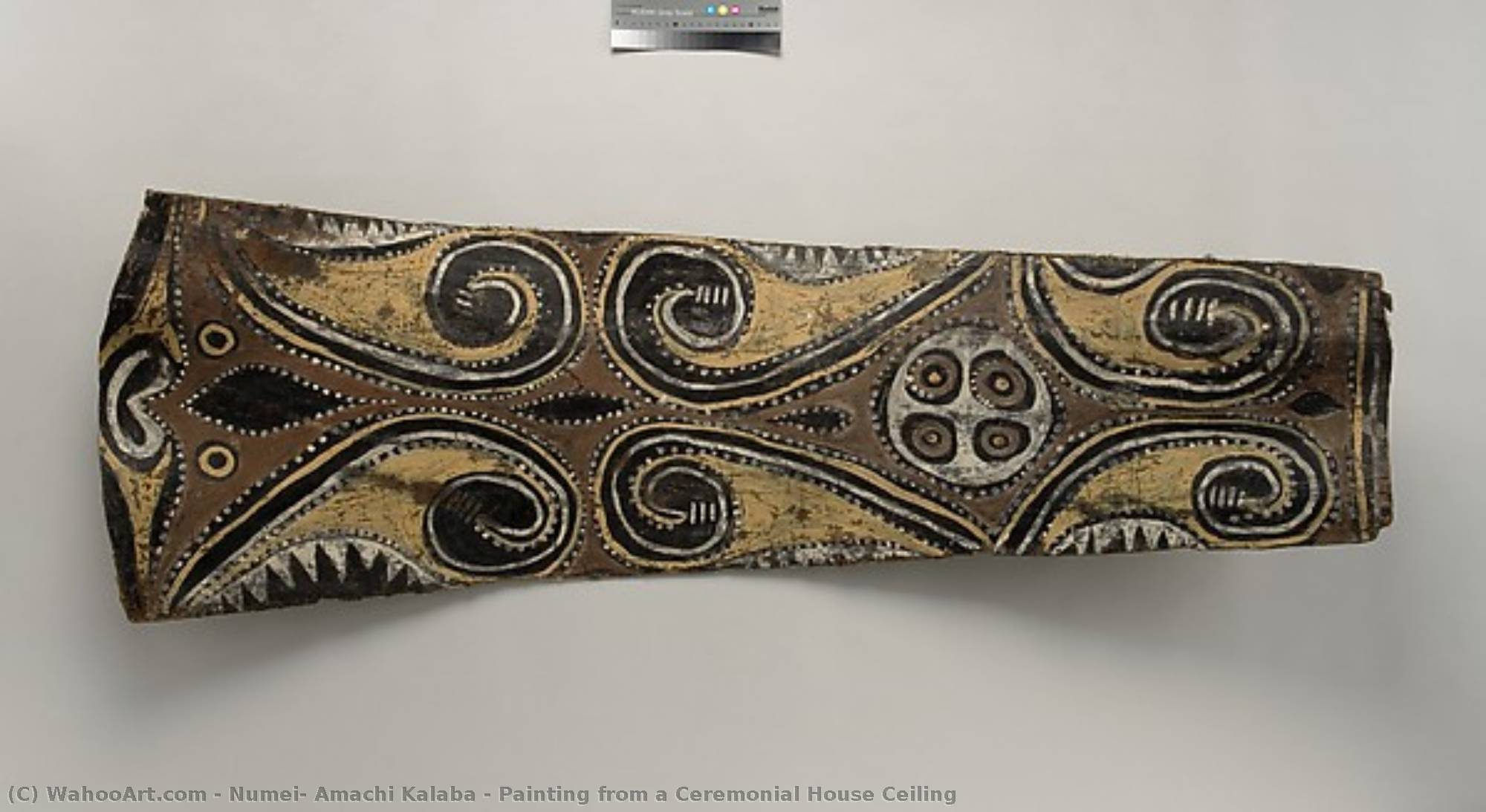 Painting from a Ceremonial House Ceiling, 1973 by Numei, Amachi Kalaba ...