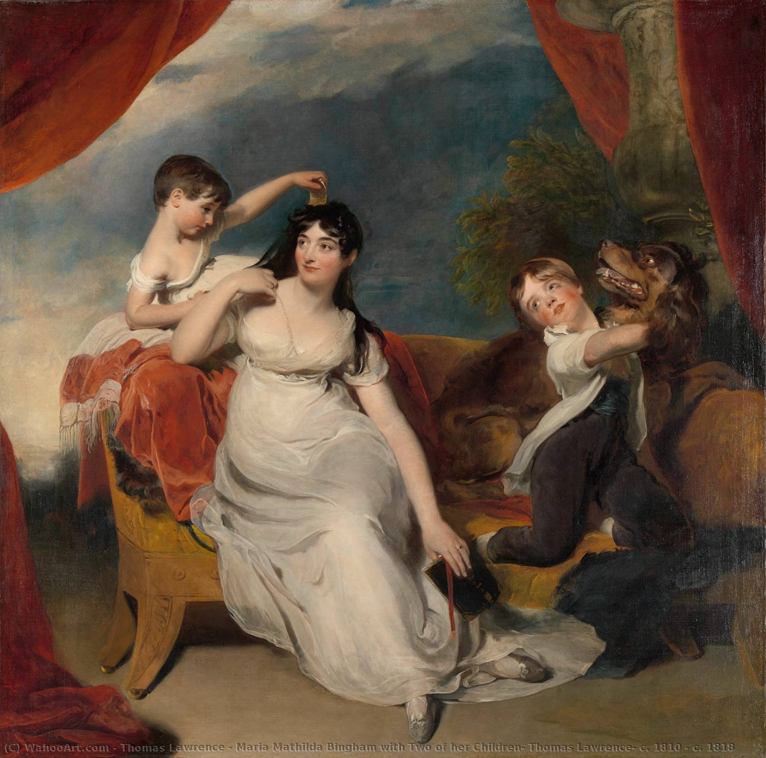 Order Artwork Replica Maria Mathilda Bingham with Two of her Children ...