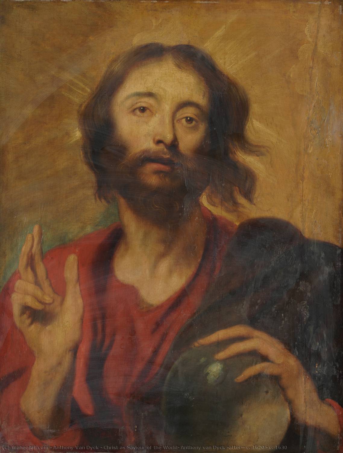 Pedir Reproducciones De Arte Cristo como Salvador del Mundo, Anthony ...