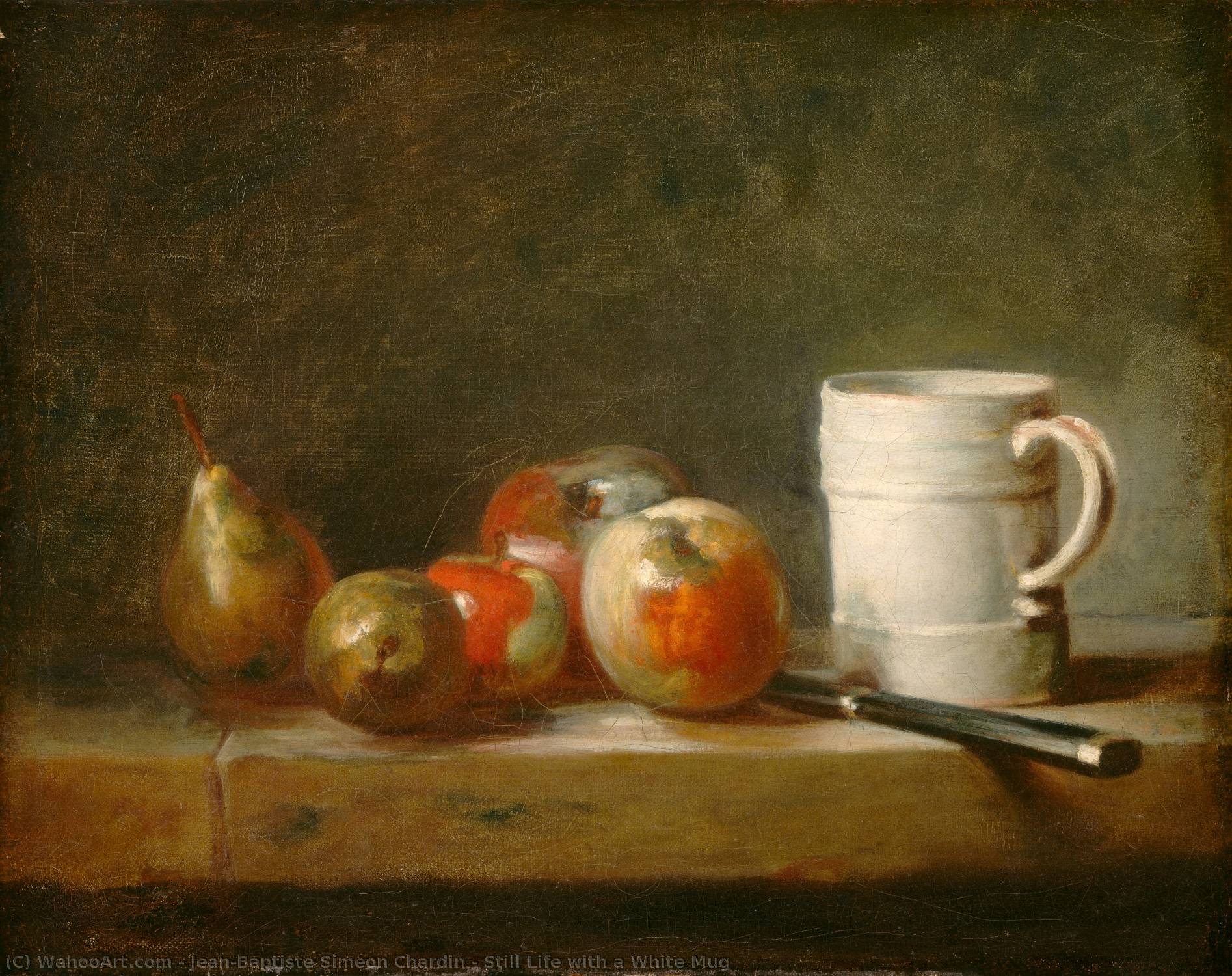 Get Paintings Reproductions Still Life with a White Mug, 1764 by Jean ...