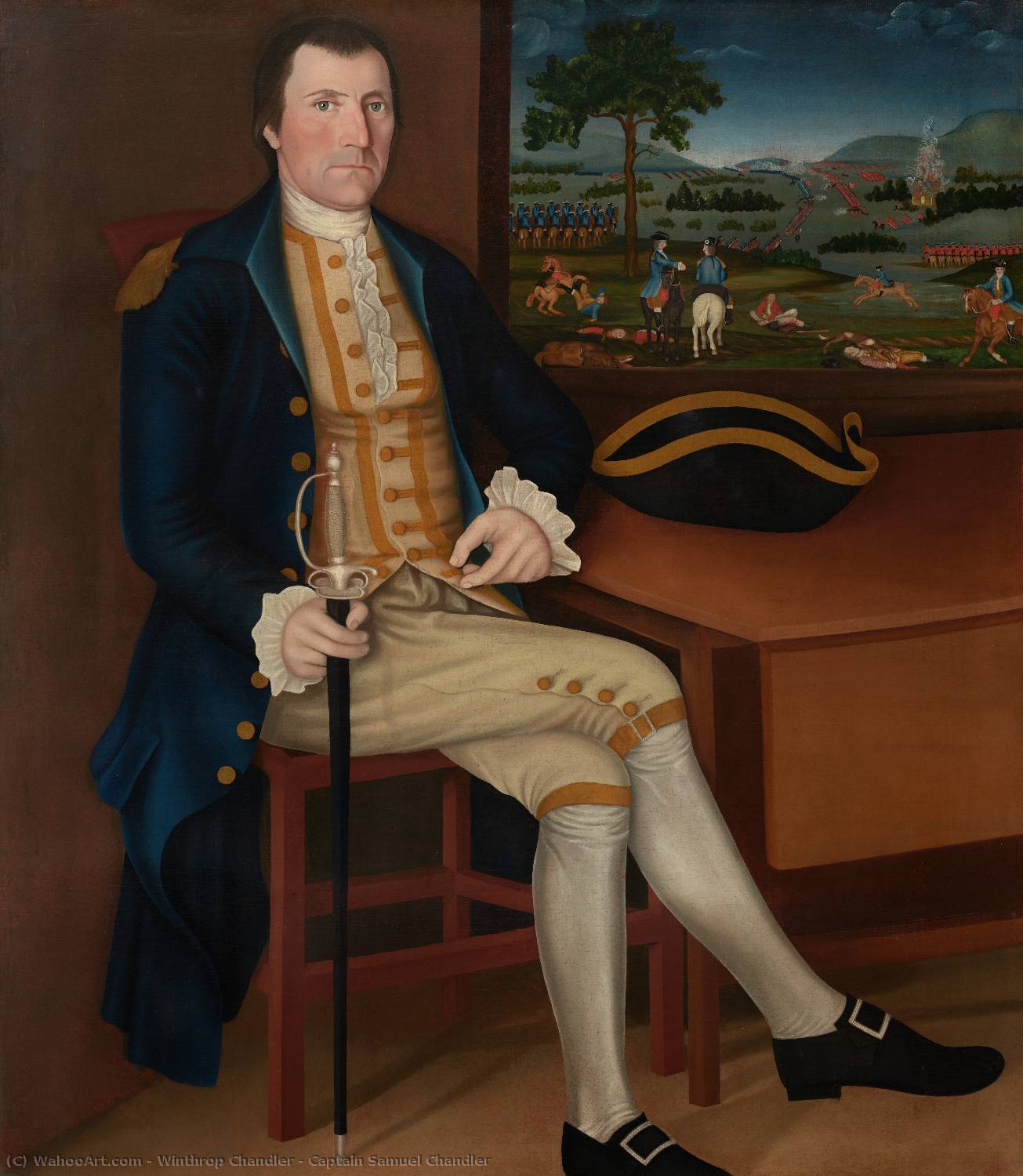 Order Artwork Replica Captain Samuel Chandler, 1780 by Winthrop ...