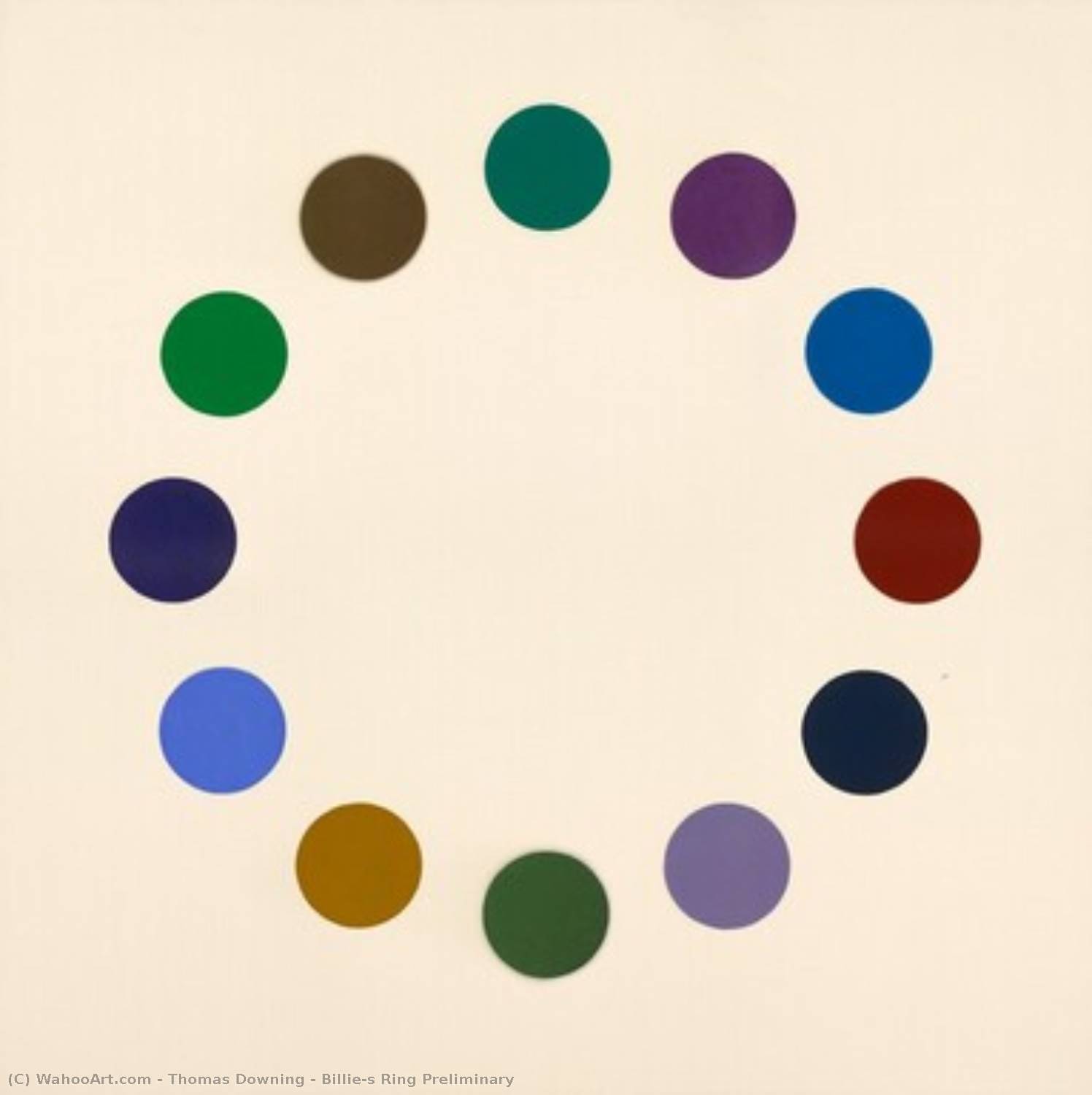 Billie`s Ring Preliminary, 1965 by Thomas Downing Thomas Downing ...
