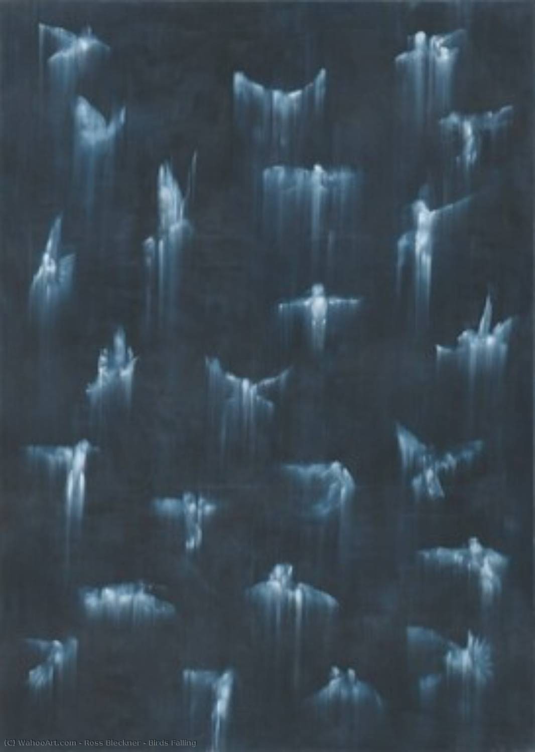 Aves cayendo, 1995 de Ross Bleckner Ross Bleckner | WahooArt.com