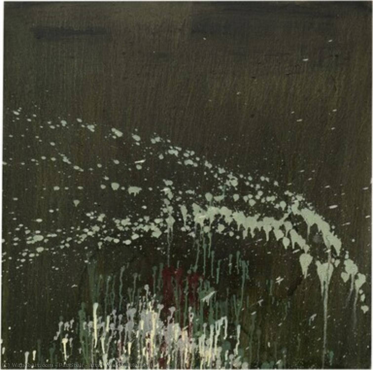 After Winslow Homer I, 1997 by Pat Steir Pat Steir | WahooArt.com