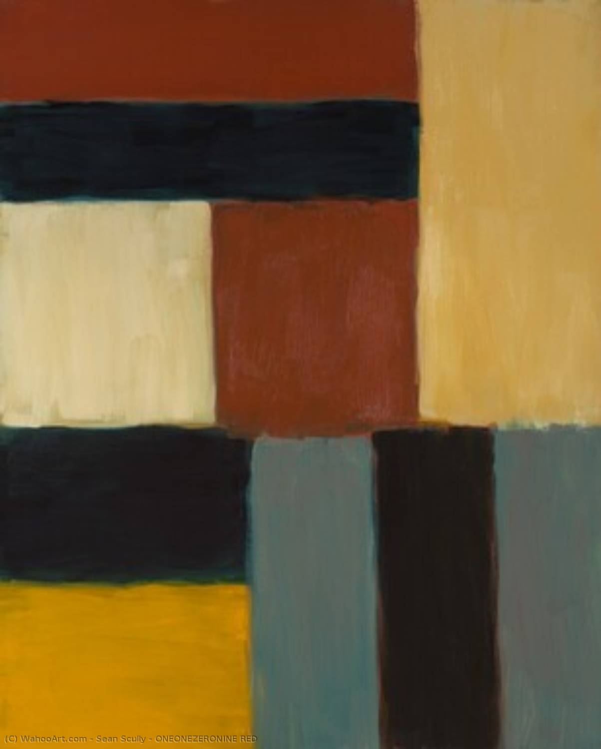 ONEZERONINE RED, 2009 de Sean Scully Sean Scully | WahooArt.com
