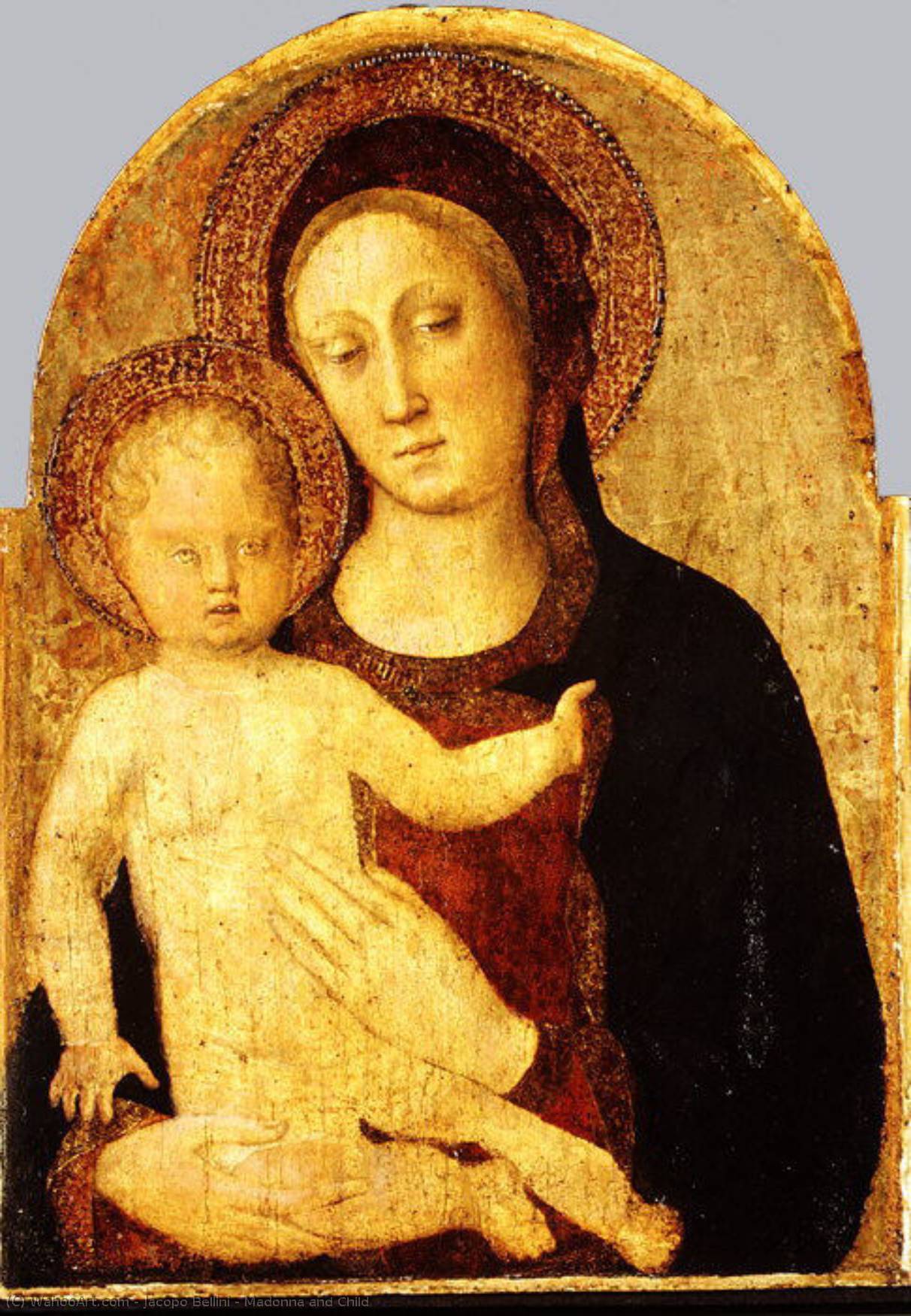 Gravura De Qualidade De Museu madonna e criança, 1450 por Jacopo ...