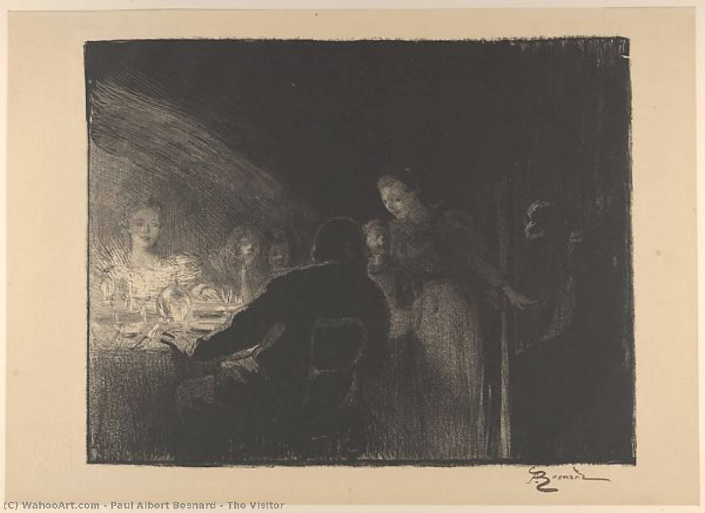 Museu De Reproduções De Arte O Visitante, 1893 por Paul Albert Besnard ...