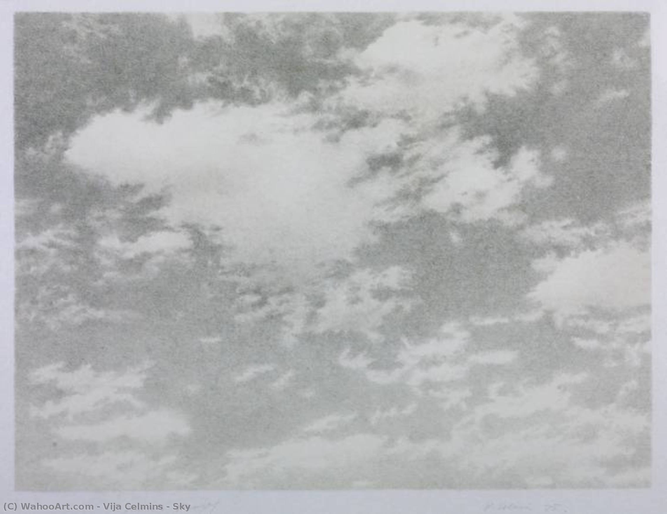 Sky, 1975 de Vija Celmins Vija Celmins | WahooArt.com