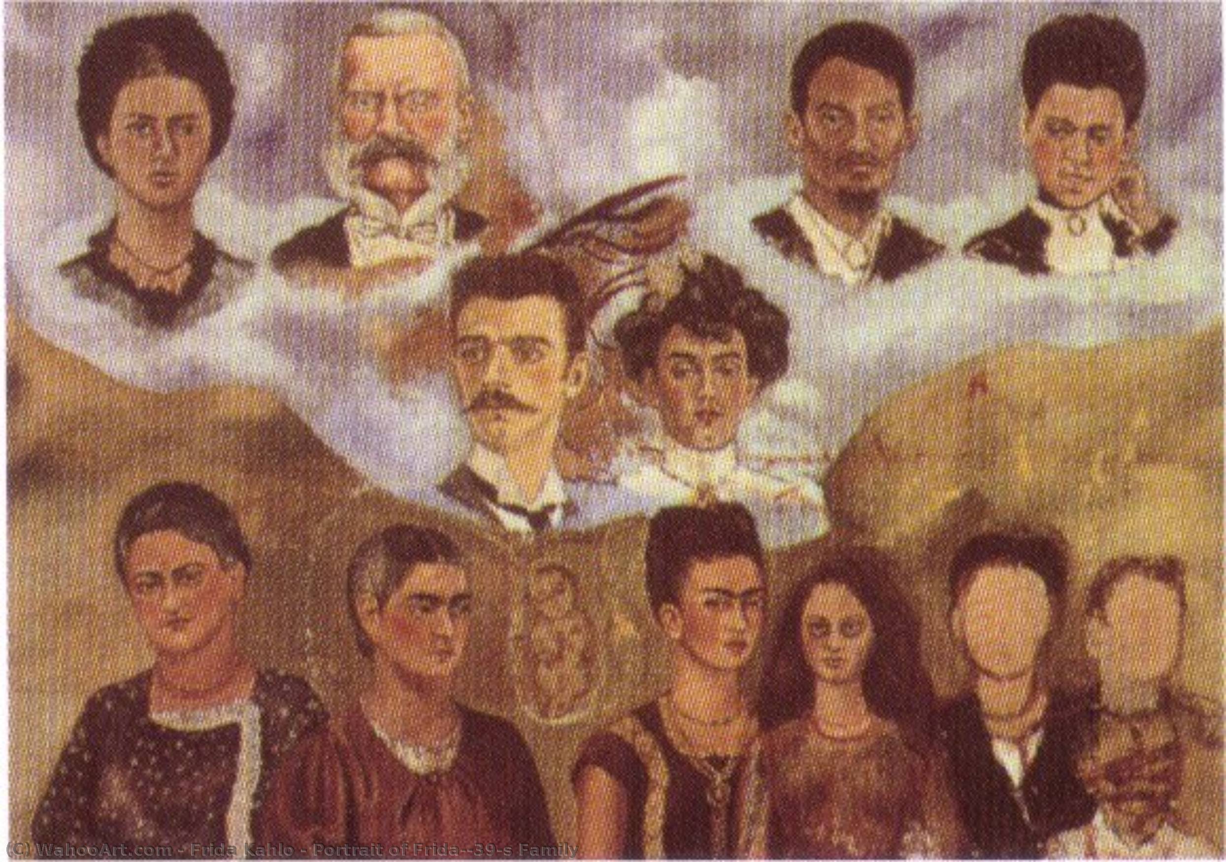 Reproductions De Qualité Musée Portrait de la famille Frida 's, 1954 de ...