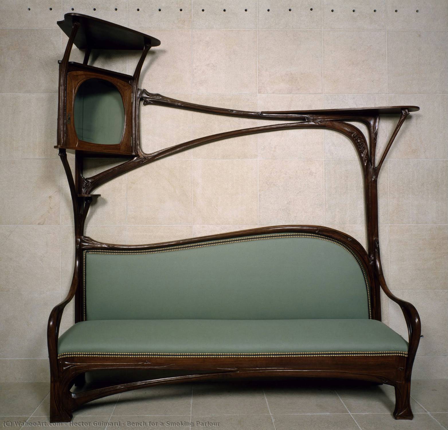 Get Art Reproductions Bench for a Smoking Parlour, 1897 by Hector ...