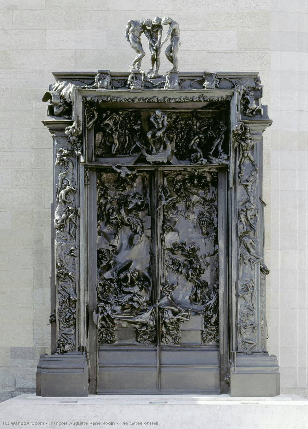 Purchase Oil Painting Replica The Gates of Hell, 1917 by François ...