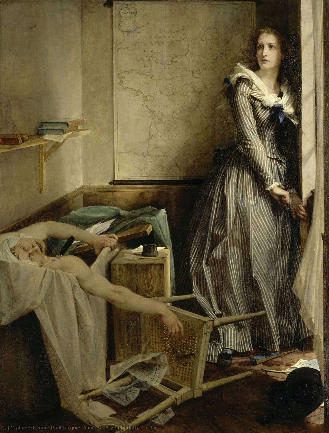 Pedir Reproducciones De Arte Charlotte Corday de Paul-Jacques-Aimé ...