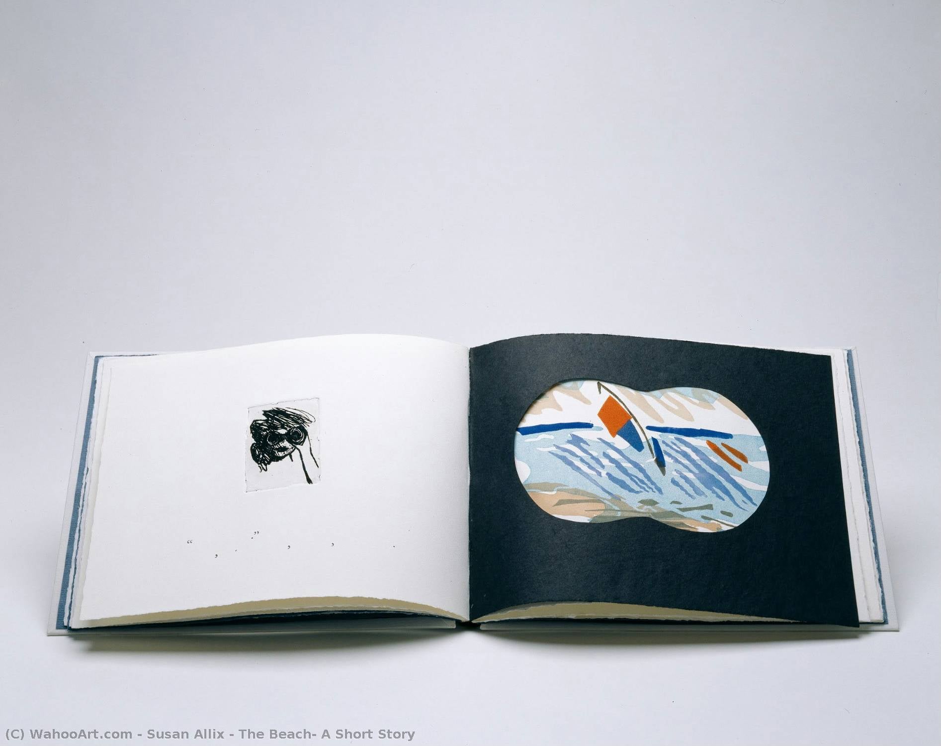 The Beach: A Short Story, 1989 by Susan Allix Susan Allix | WahooArt.com