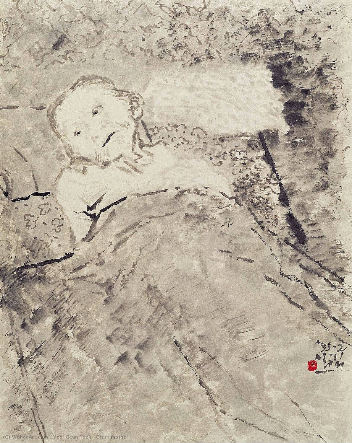 Grand-mère, 1995 de Yoo, Geun Taek Yoo, Geun Taek | WahooArt.com