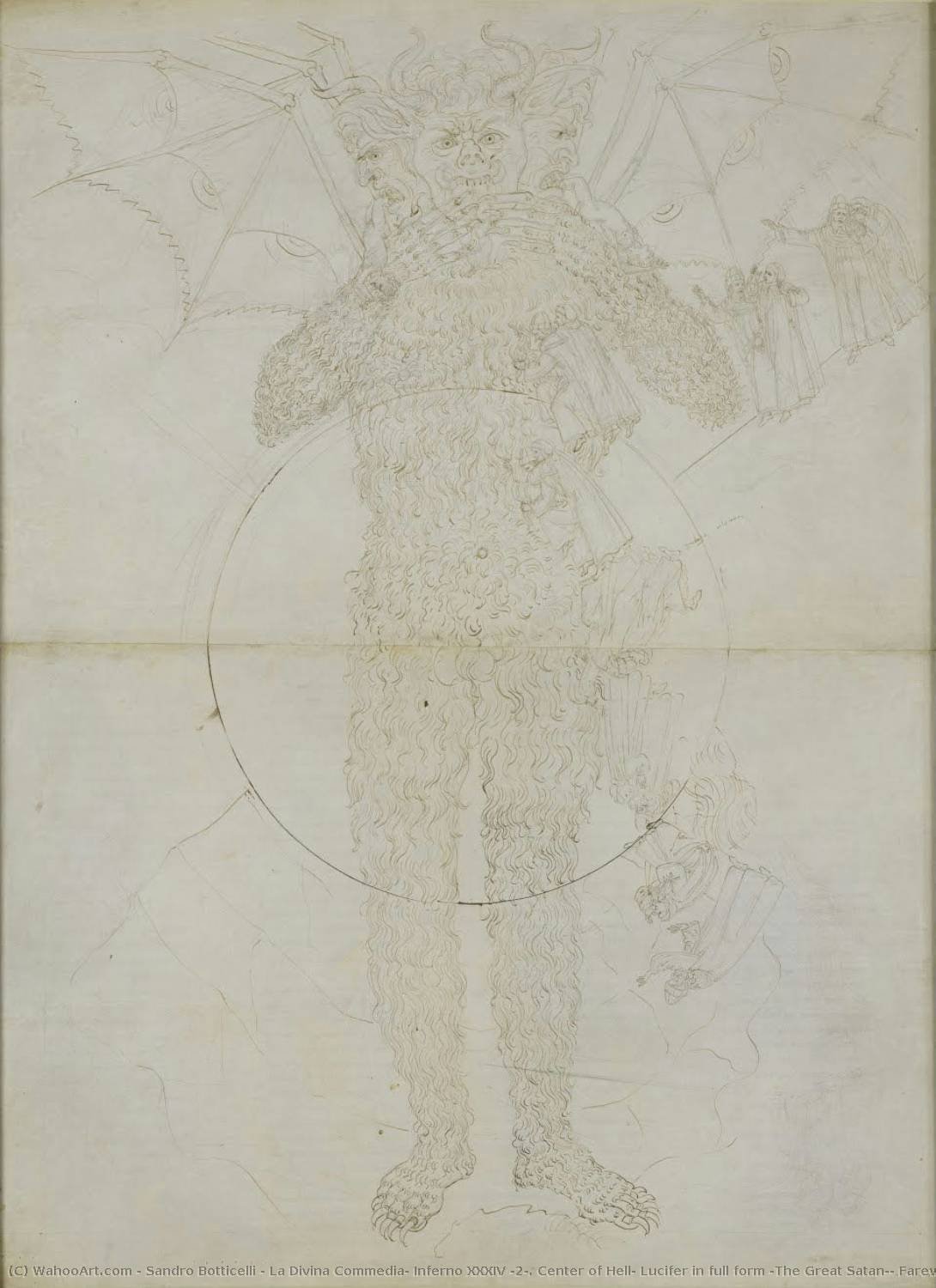 Dantes Inferno Pintura Botticelli Alta Resolucao Imagens Do Inferno De