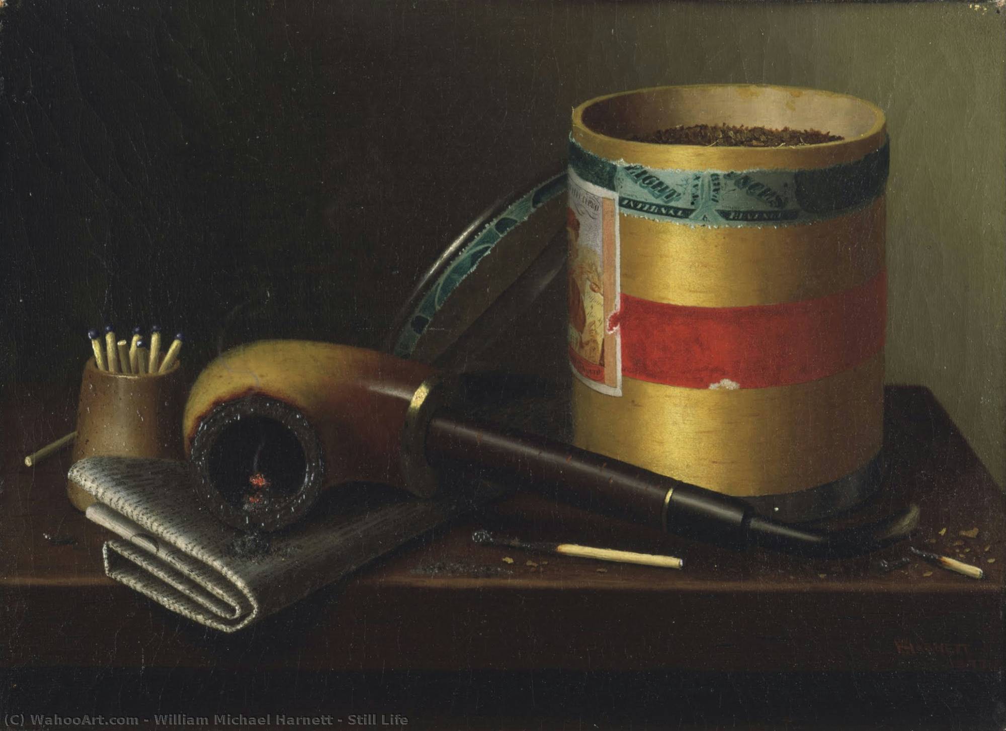 Art Reproductions Still Life by William Michael Harnett (1848-1892 ...