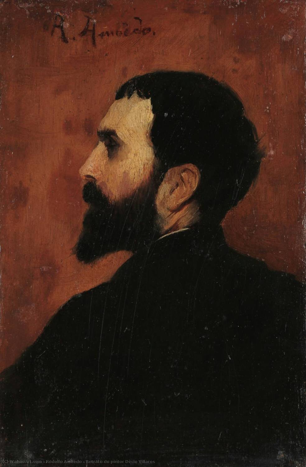 Grabados De Calidad Del Museo Retrato do pintor Décio Villares de ...