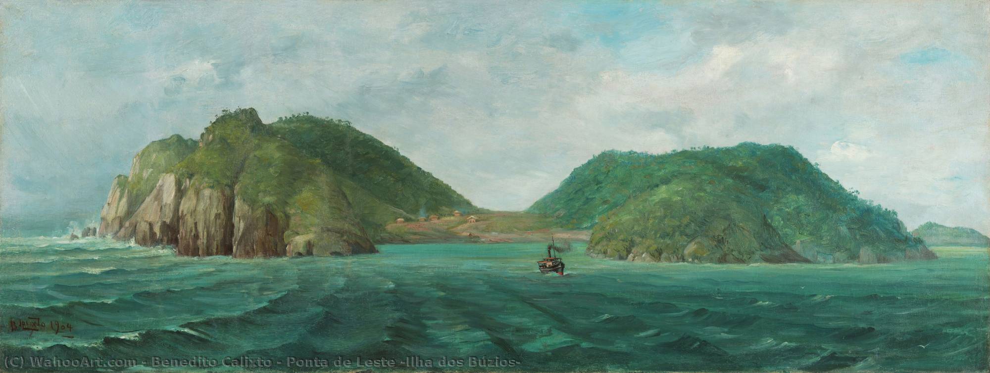 Comprar Reproducciones De Arte Del Museo Ponta de Leste (Ilha dos Búzios), 1904 de Benedito ...