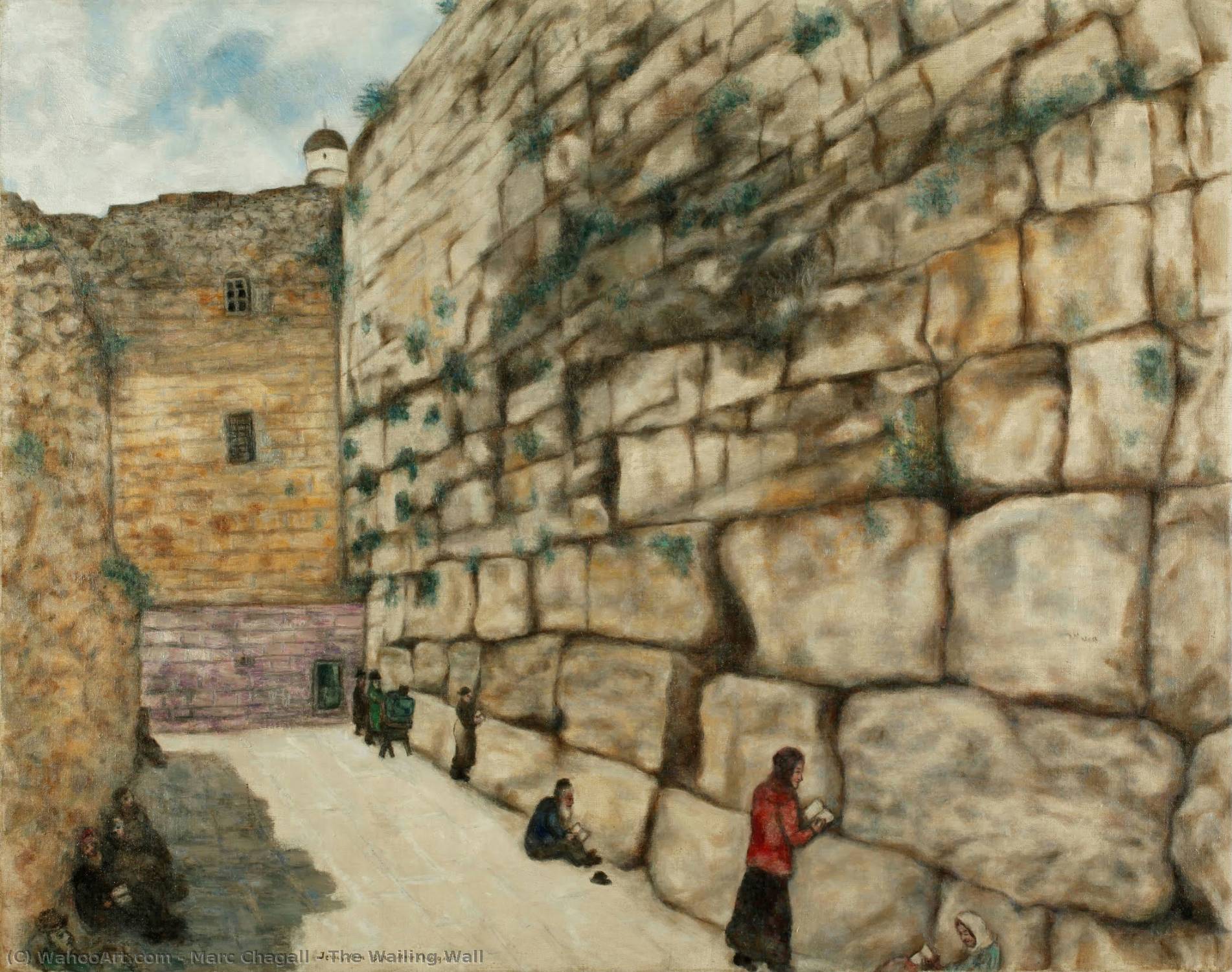 Order Artwork Replica The Wailing Wall, 1932 by Marc Chagall (Inspired ...