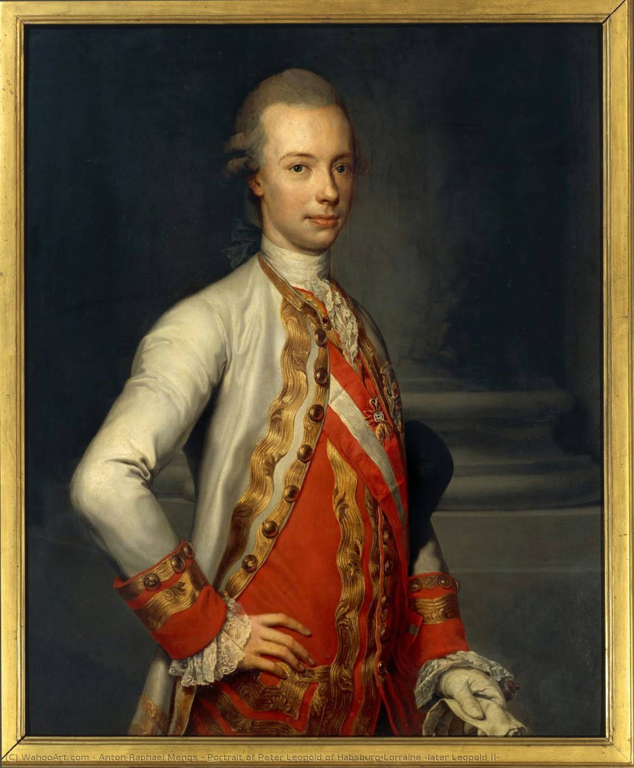 Get Paintings Reproductions Portrait of Peter Leopold of Habsburg-Lorraine (later Leopold II ...