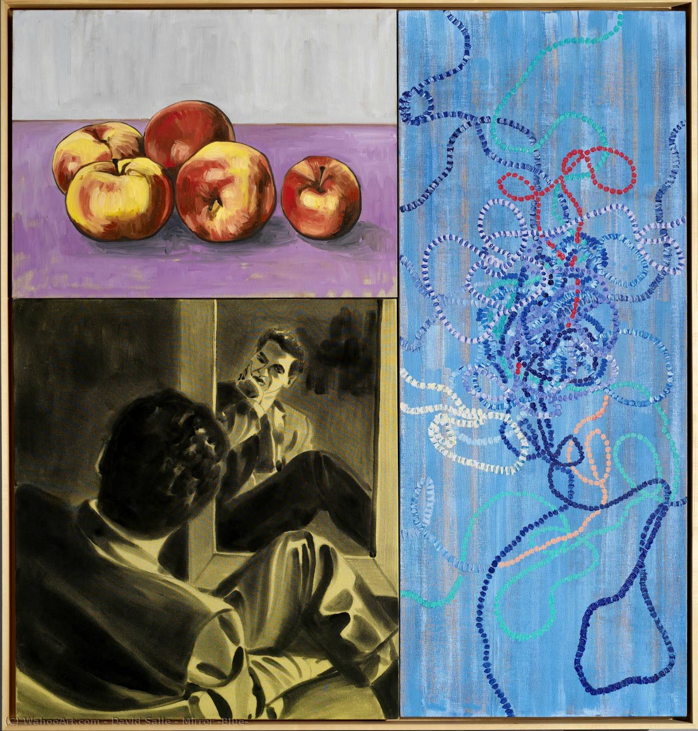 Mirror (Blue) by David Salle David Salle | WahooArt.com