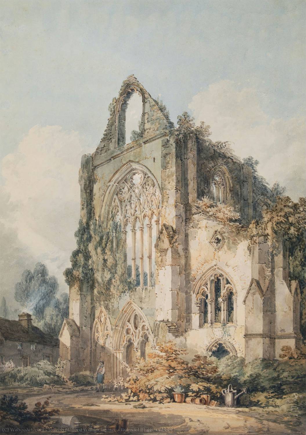 Adquirir Reproduções De Pinturas Ruínas da Abadia de Tintern, 1794 por ...