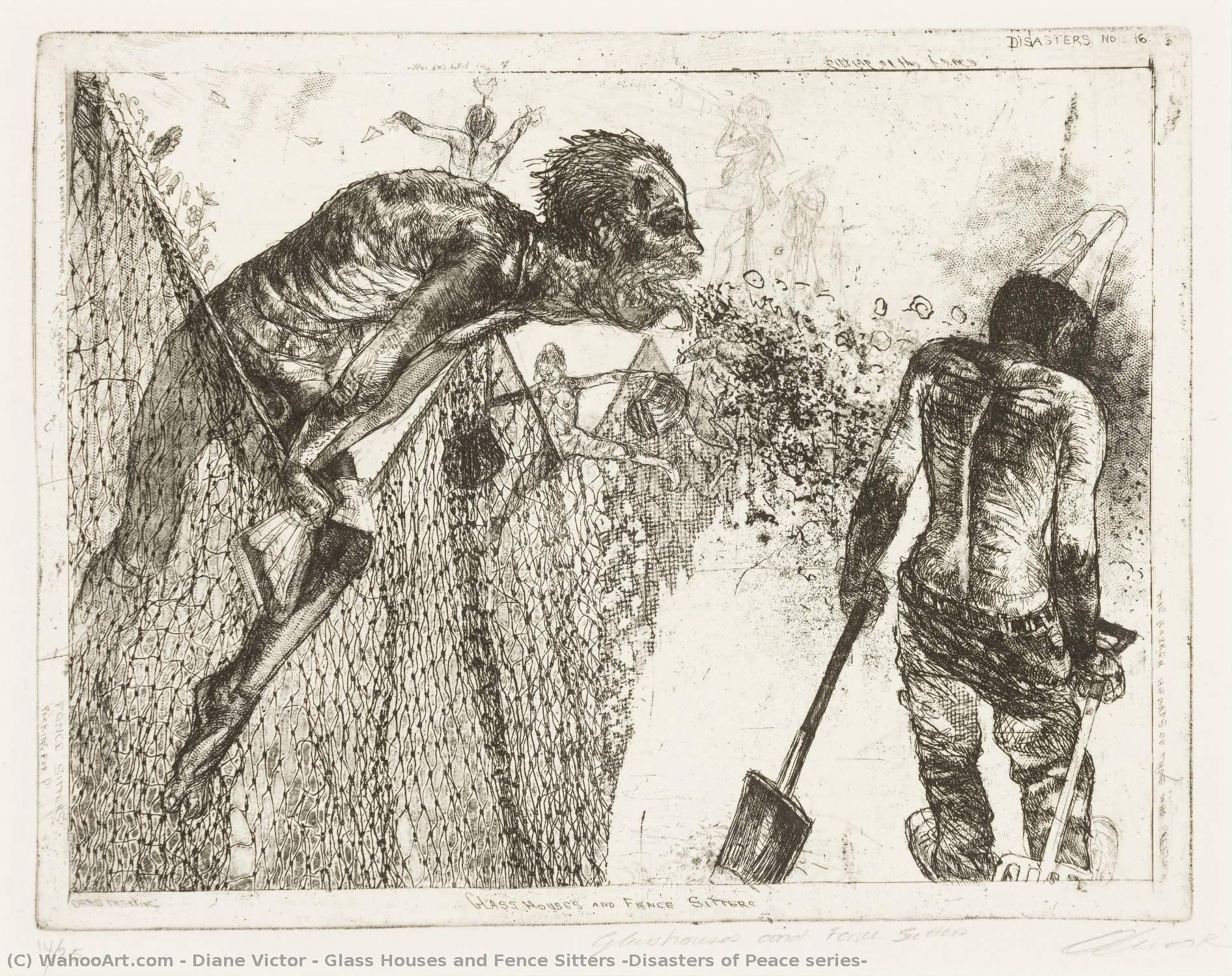 Glass Houses and Fence Sitters (Disasters of Peace series), 2003 de ...