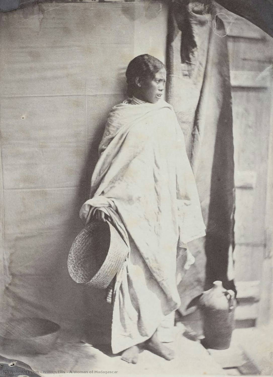 Get Paintings Reproductions A Woman of Madagascar by William Ellis ...