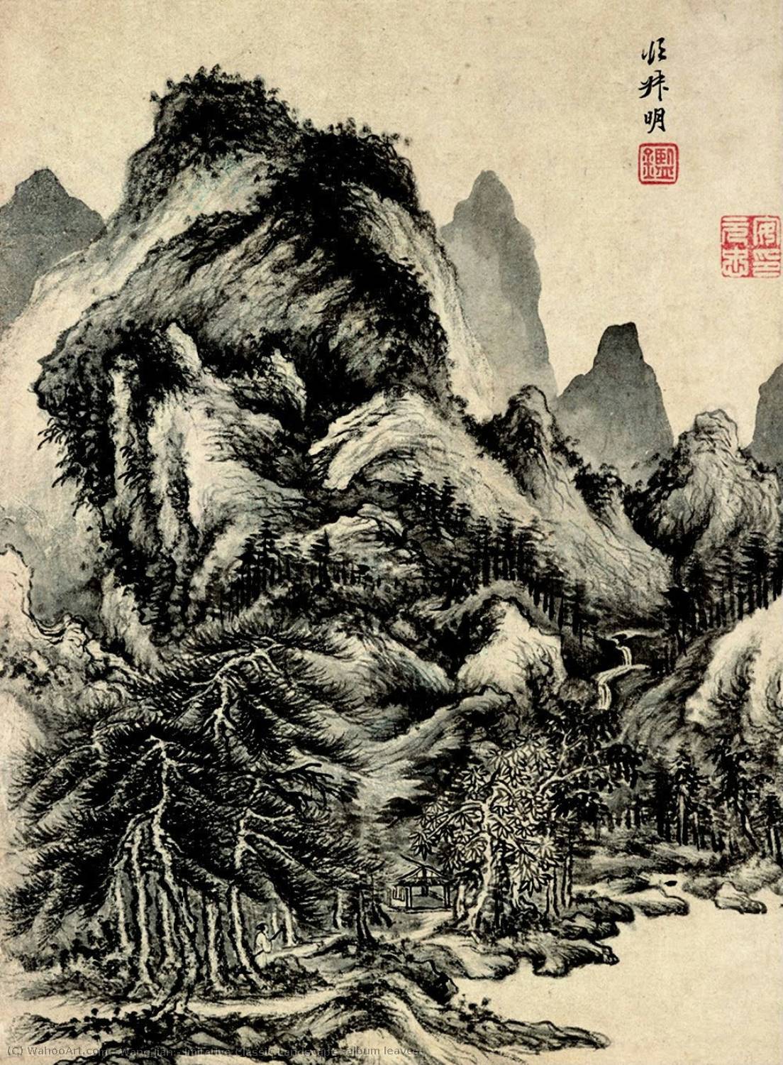 Buy Museum Art Reproductions Imitative Classic Landscape (album leaves ...