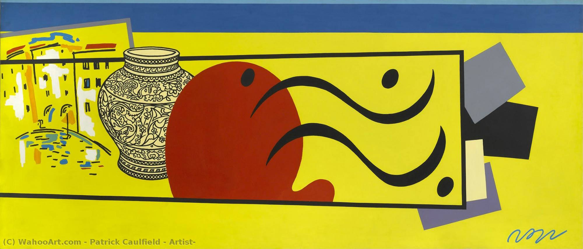 Artist\, 1964 by Patrick Caulfield (1936-2005, United Kingdom) Patrick ...