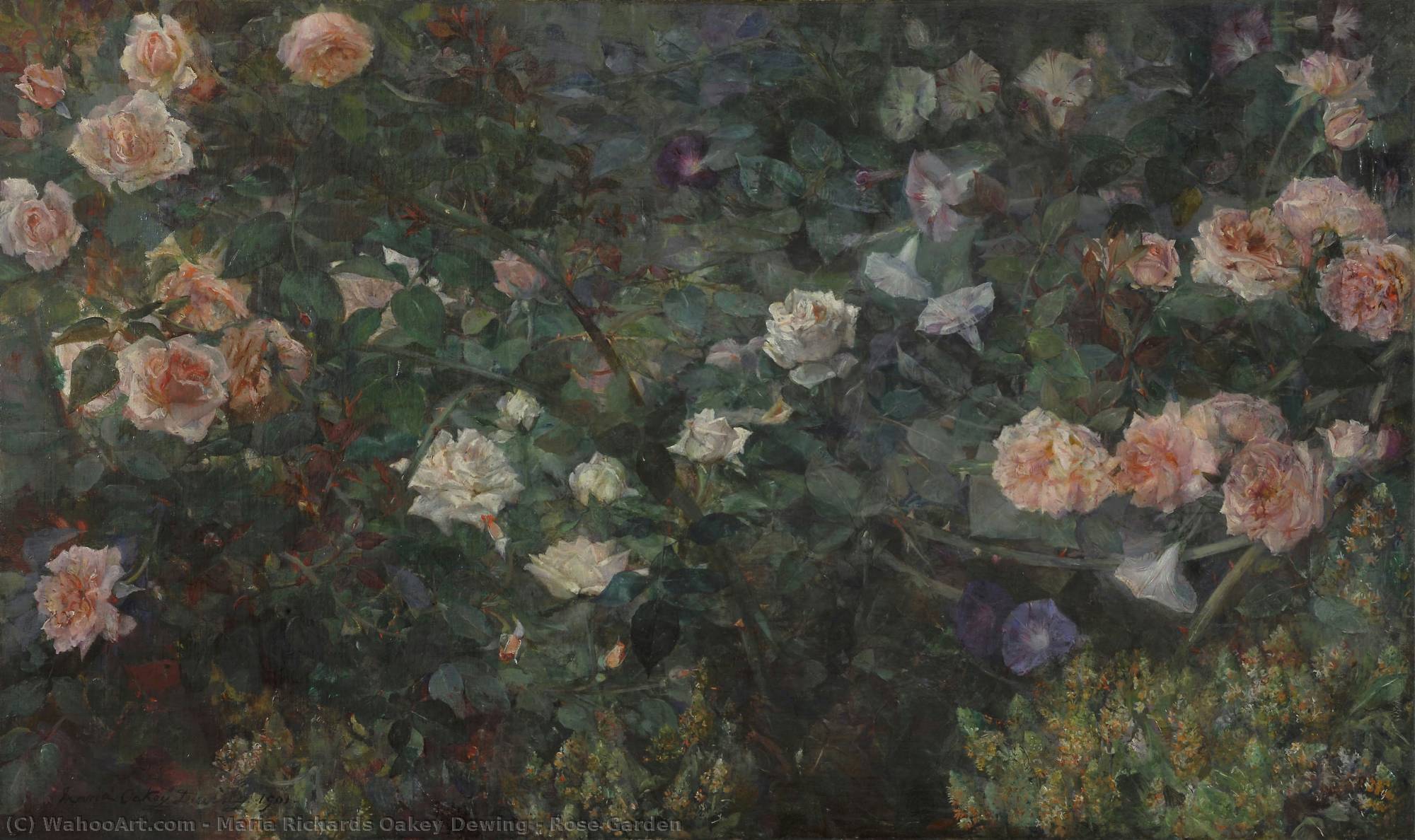 Obtener Reproducciones De Bellas Artes Rose Garden, 1901 de Maria ...