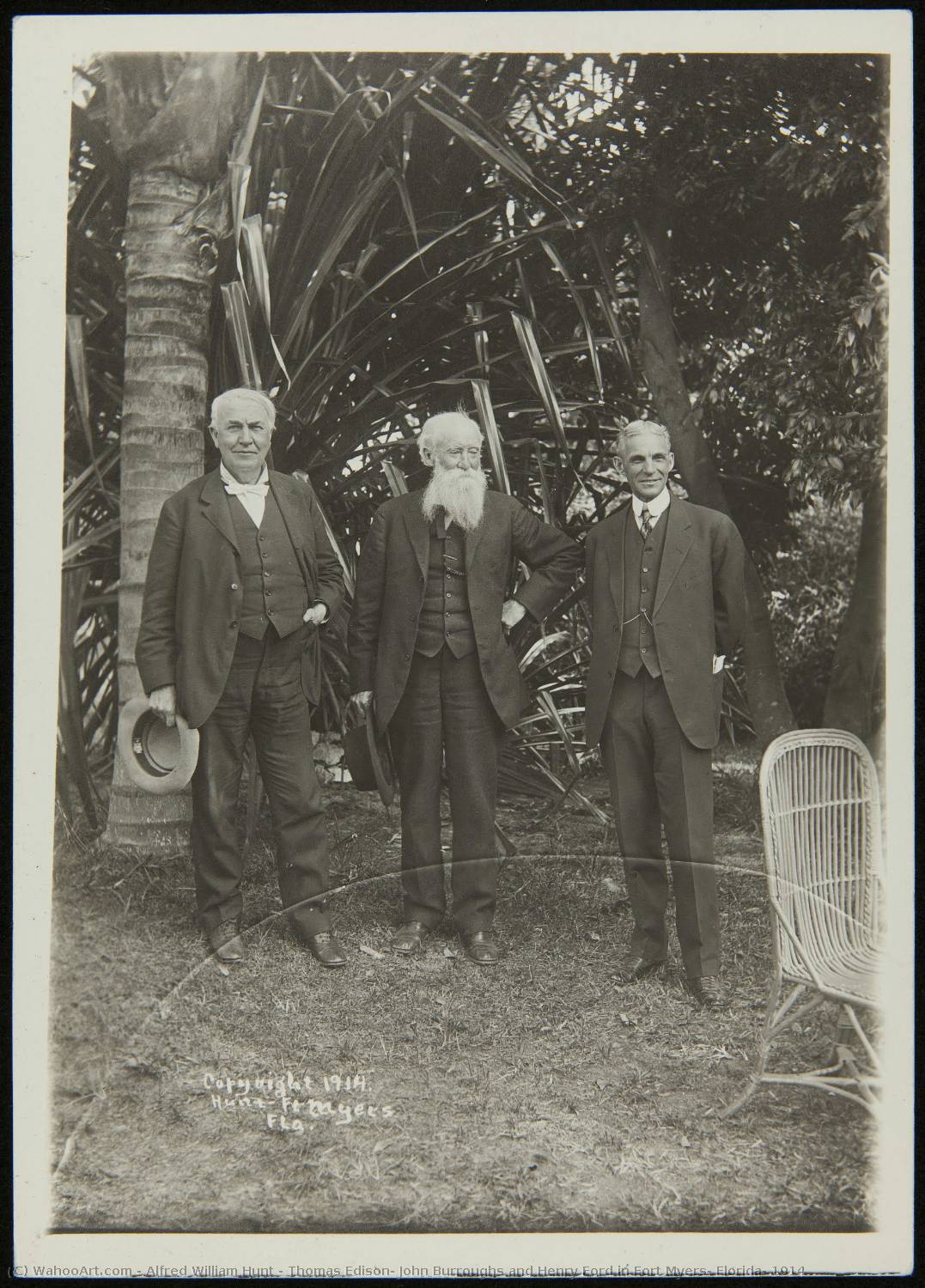 Purchase Oil Painting Replica Thomas Edison, John Burroughs and Henry ...