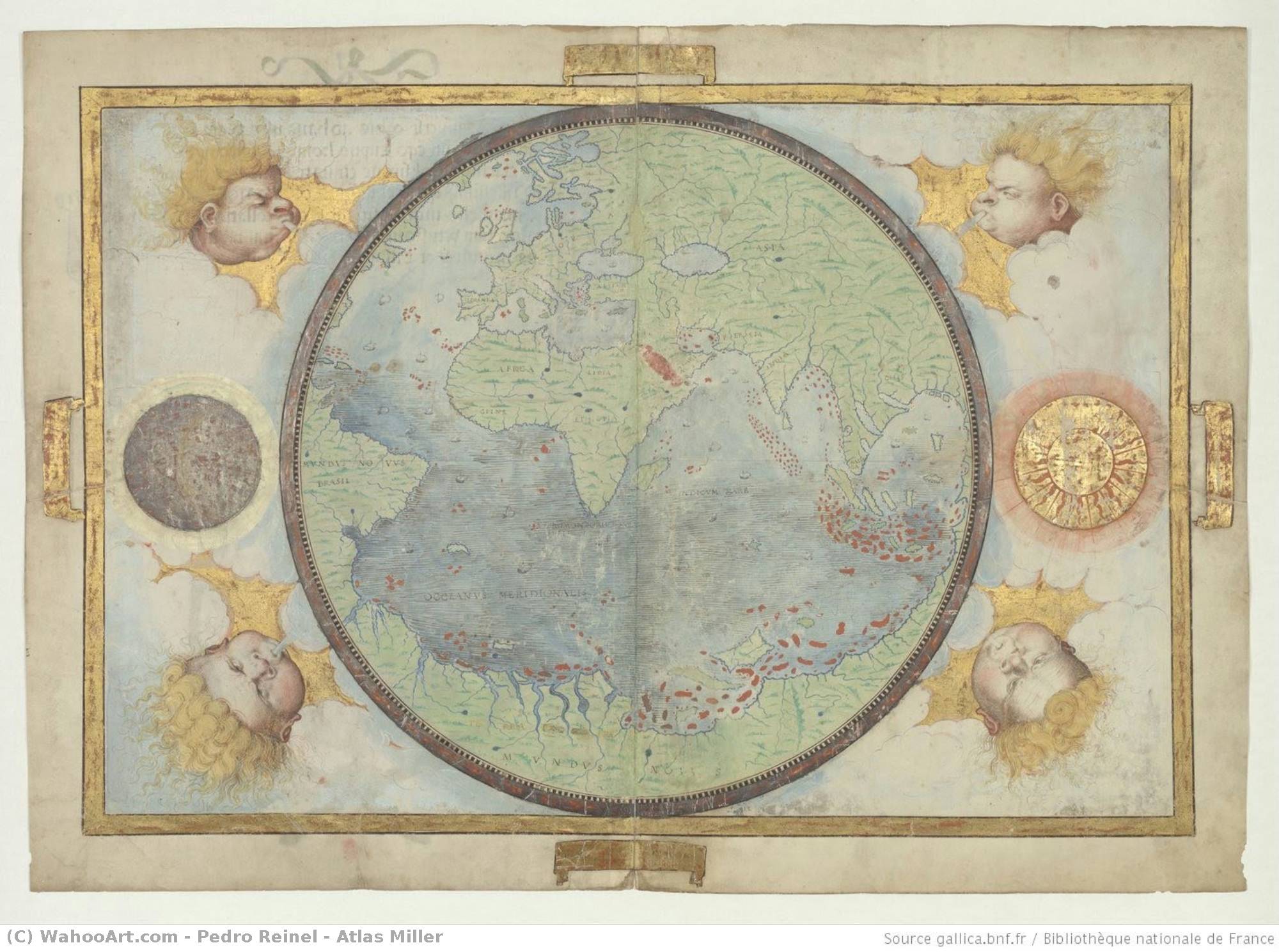 Buy Museum Art Reproductions Atlas Miller by Pedro Reinel (1485-1542 ...