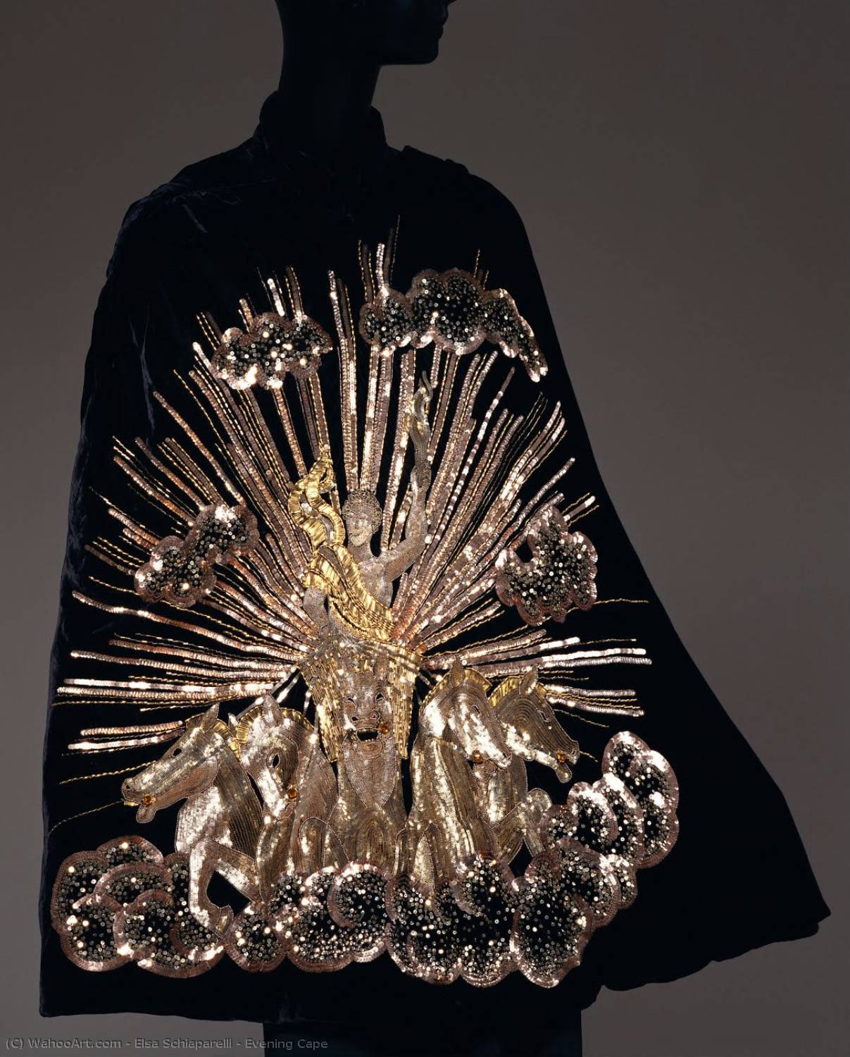 Museu De Reproduções De Arte Cabo da noite, 1938 por Elsa Schiaparelli ...