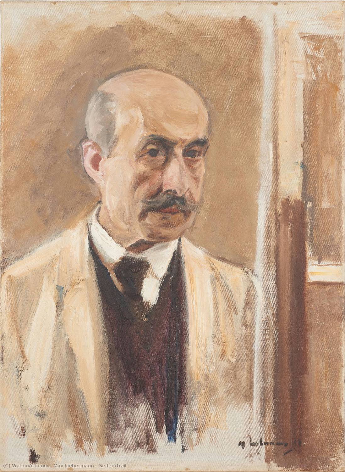 Get Art Reproductions Selfportrait, 1914 by Max Liebermann (1847-1935, Germany) | WahooArt.com